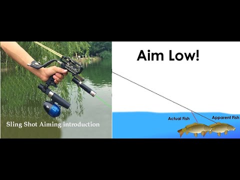 slingshot fishing introduction for aiming - YouTube