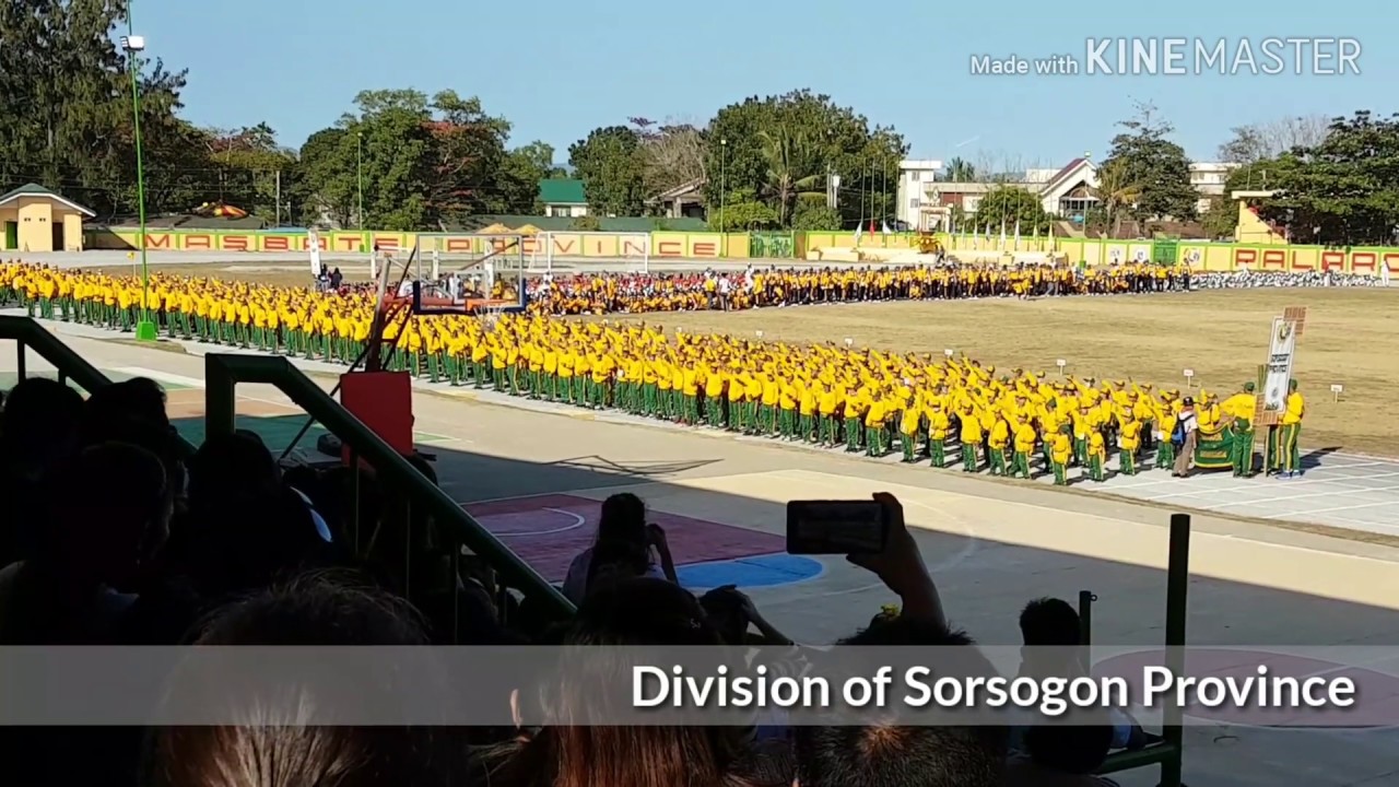 Sorsogon Province | Palarong Bicol 2019 | Opening Program - YouTube