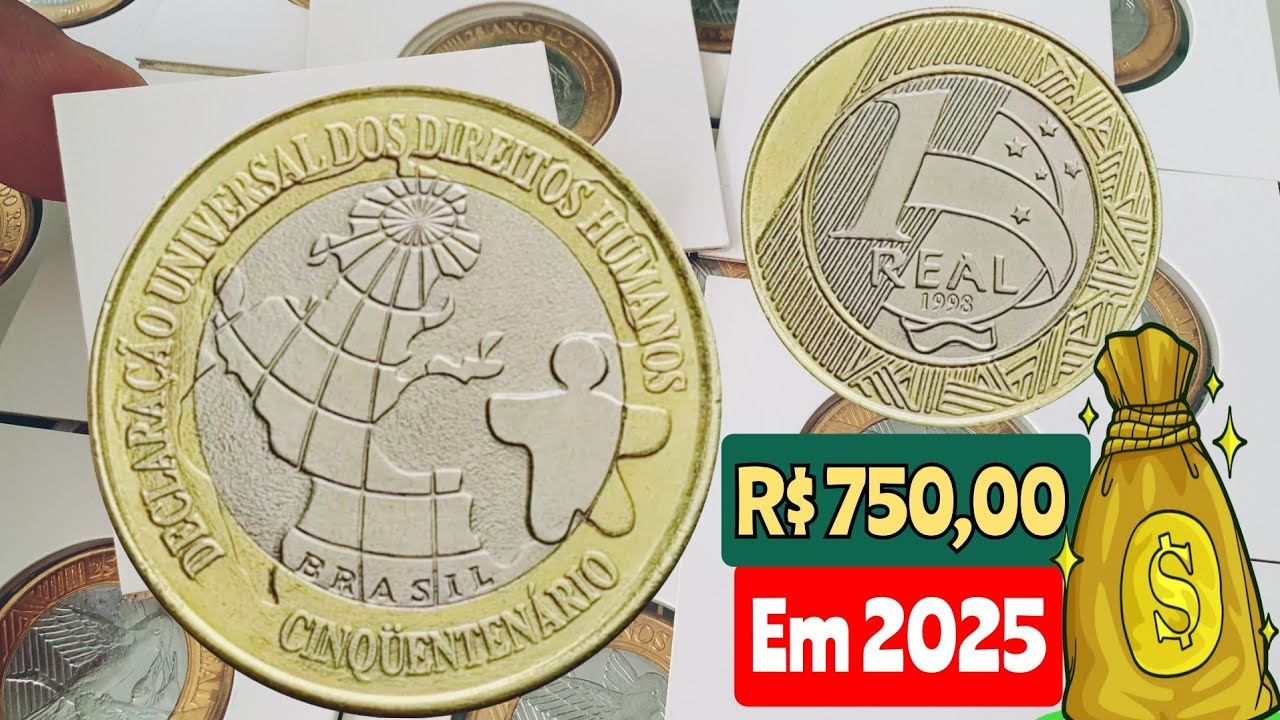 MOEDA 1 REAL DH 1998 É A MAIS VALIOSA E RARA DE TODAS ,VALORES 2025 ...