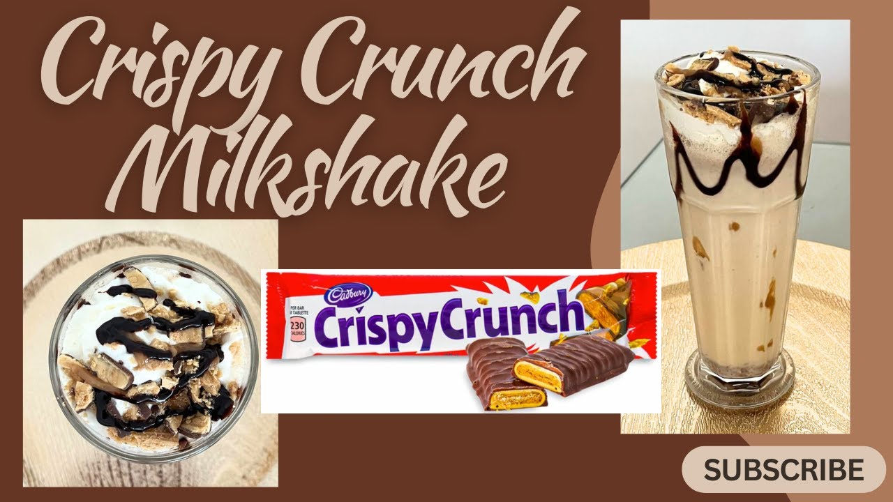 CRISPY CRUNCH MILKSHAKE - EXTREMELY DELICIOUS - YouTube