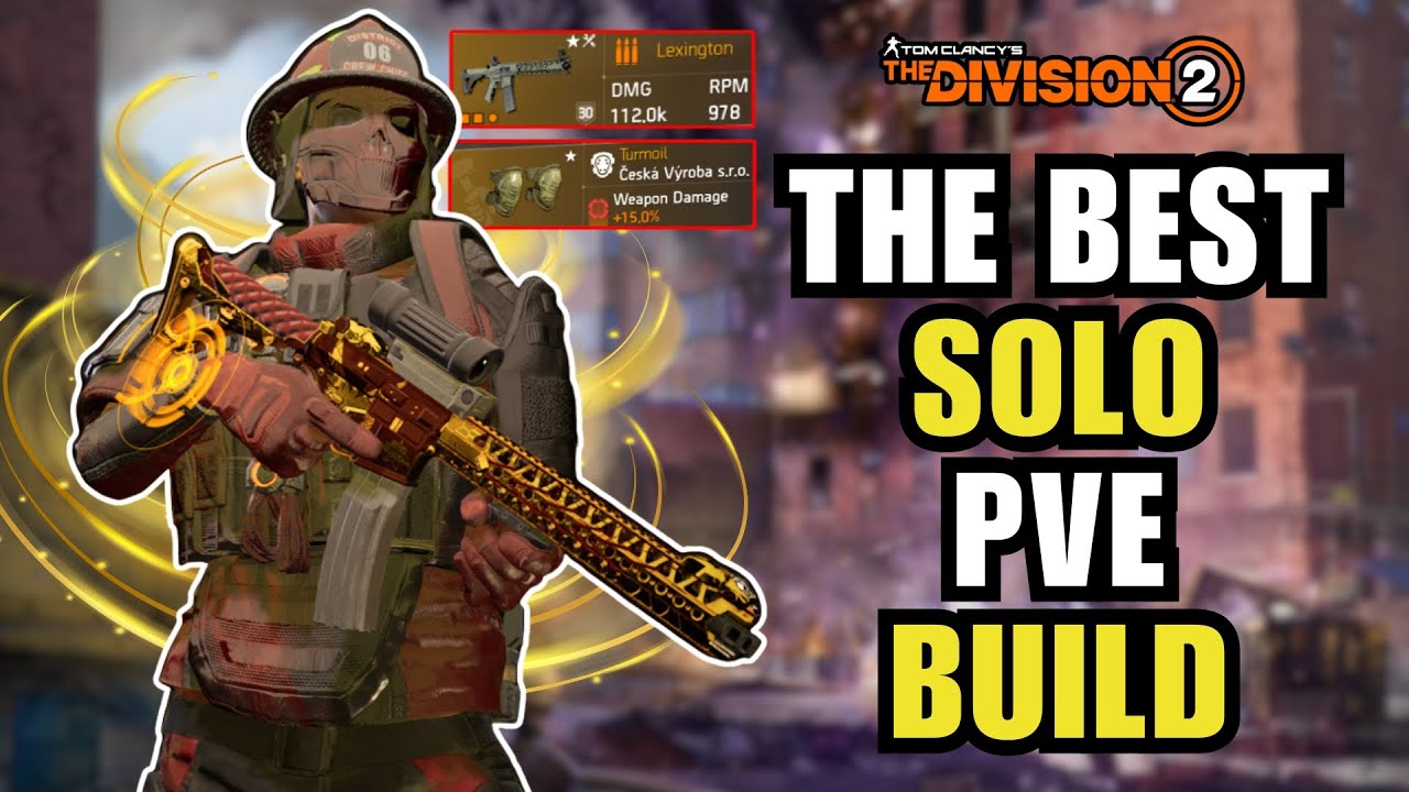 The Division 2 | This Is The Best Solo Striker Turmoil PVE Build ...