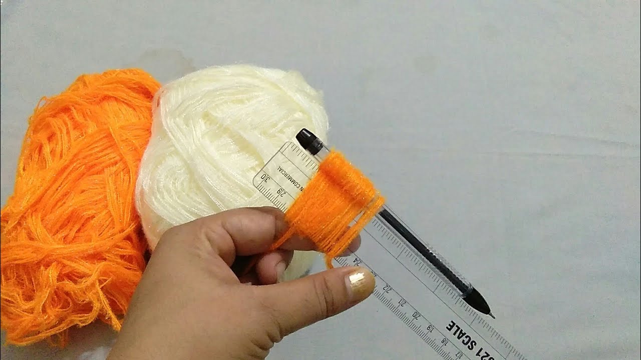 amazing craft idea with wooln hand embroidery trick in easy way by ...