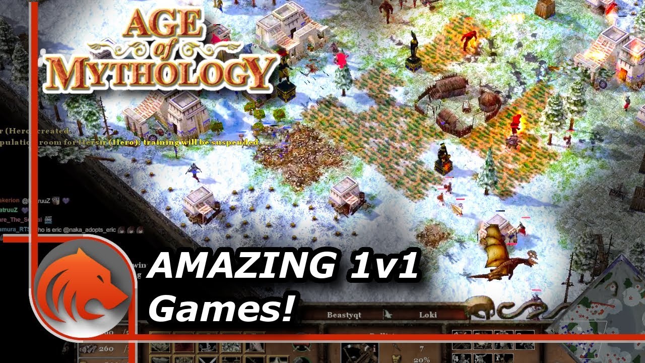 Age of Mythology: Beasty 1v1 Multiplayer Plays! - YouTube