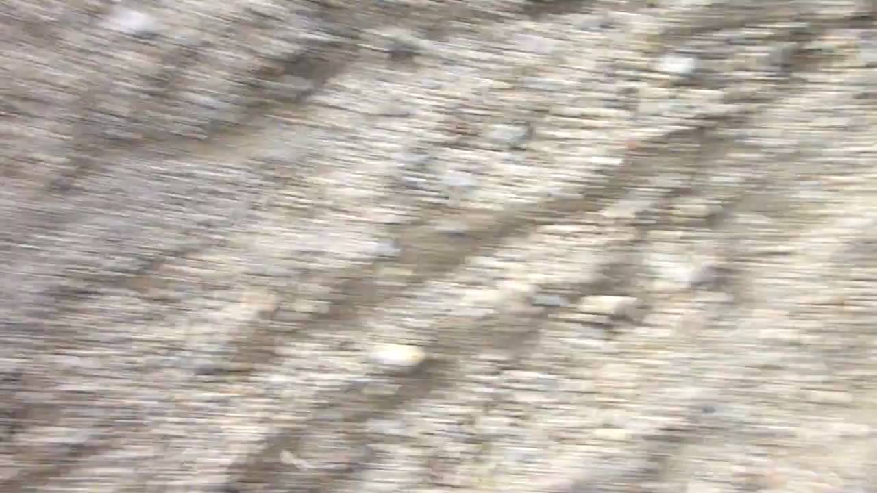 Run down scree slope on Taranaki 2 - YouTube