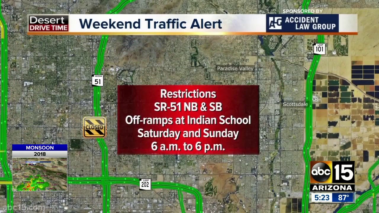 Weekend traffic alert: Road closures - YouTube