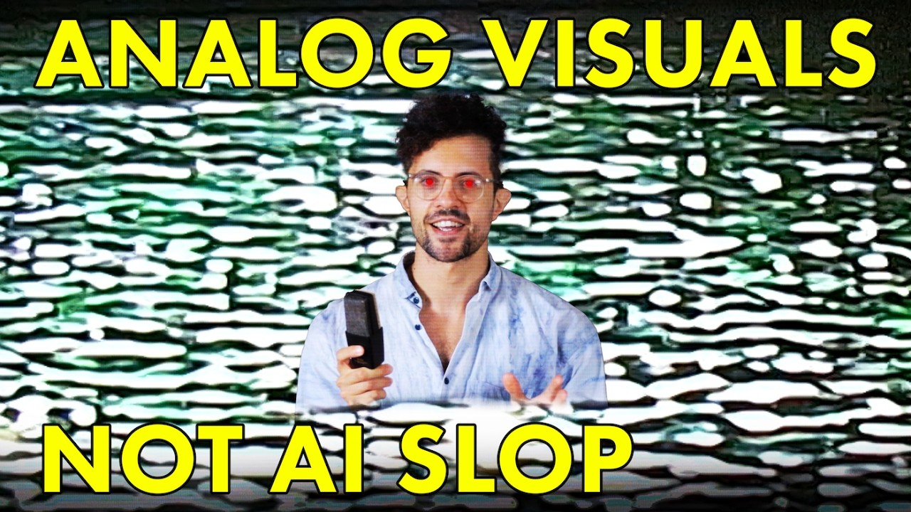How I made these analog visuals... - YouTube