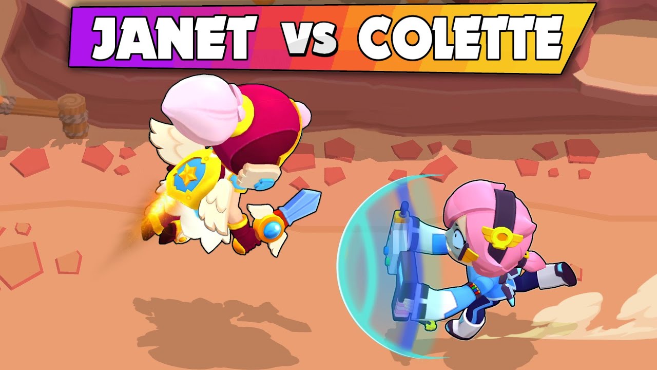 JANET vs COLETTE | 31 Tests | Brawl Stars - YouTube