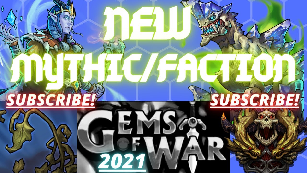 NEW MYTHIC NEW FACTION | Gems of War Live 2021 | Ullor Mythic key ...