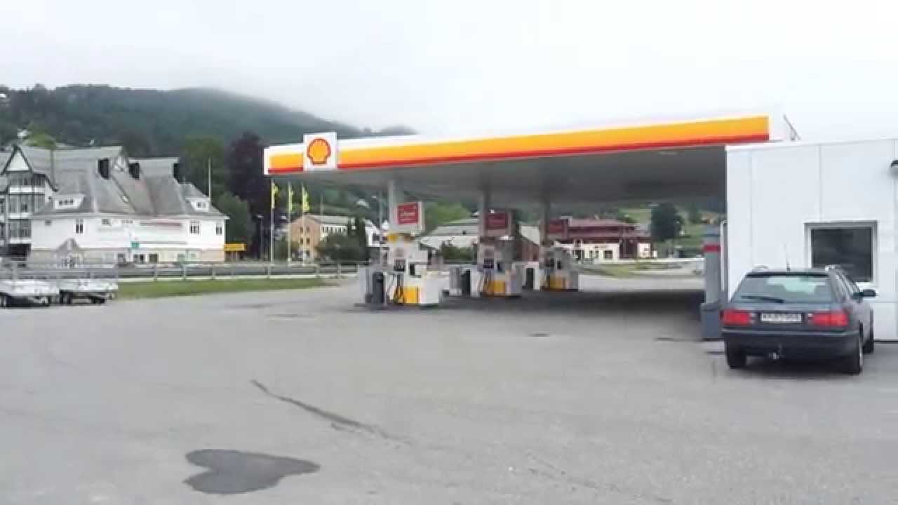 Norway Alesund Video 1 (Sjoholt) - Shell Petrol Station - YouTube