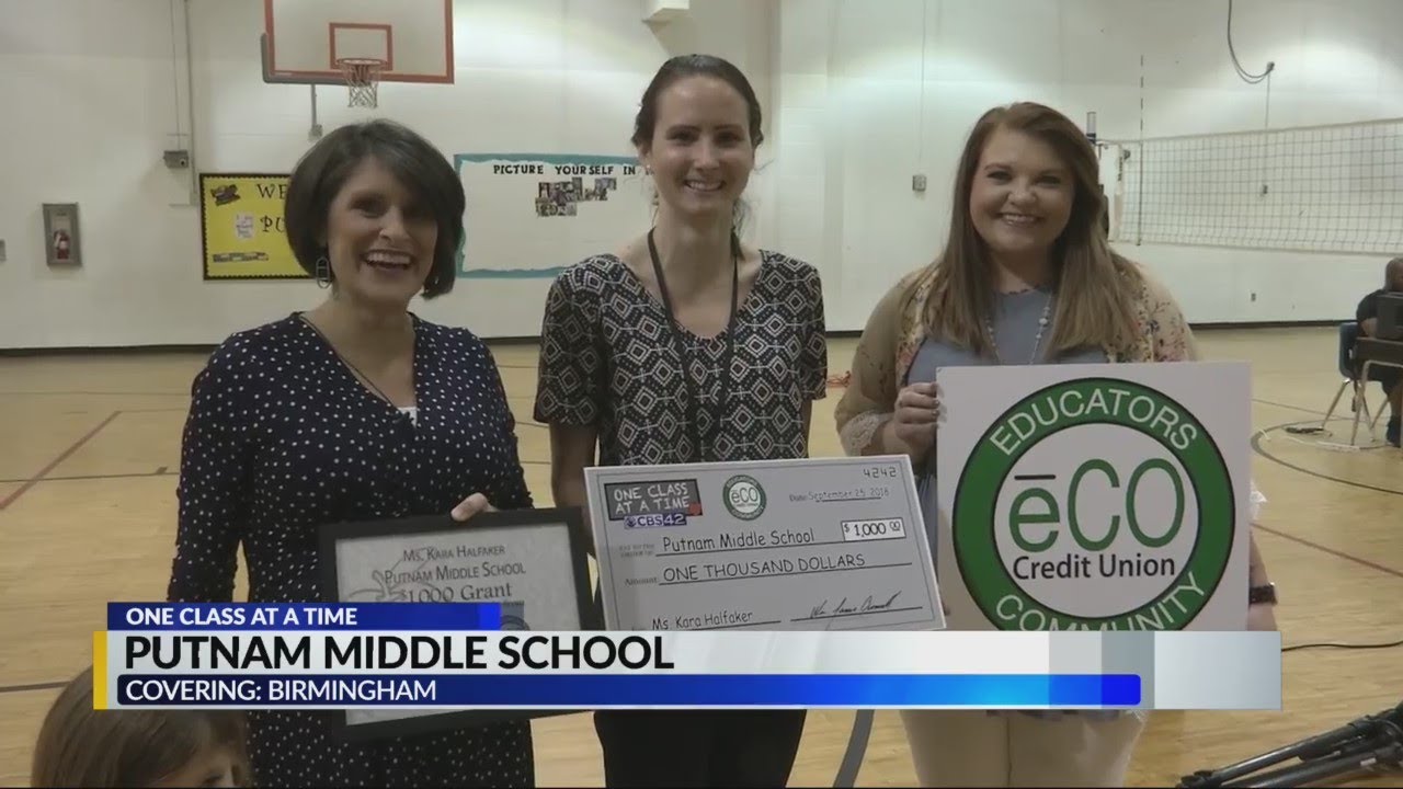 One class at a time: Putnam middle school - YouTube