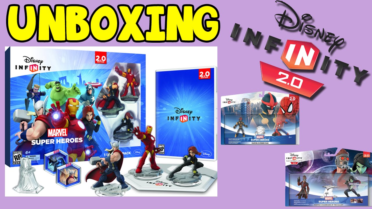 Unboxing Disney Infinity 2.0!! FINALMENTE!!! - YouTube