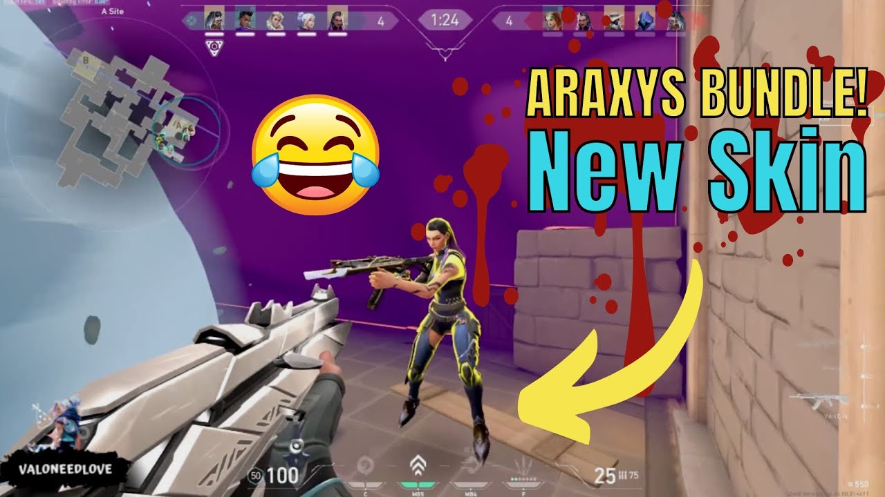 Araxys new skin compilation Valorant - YouTube
