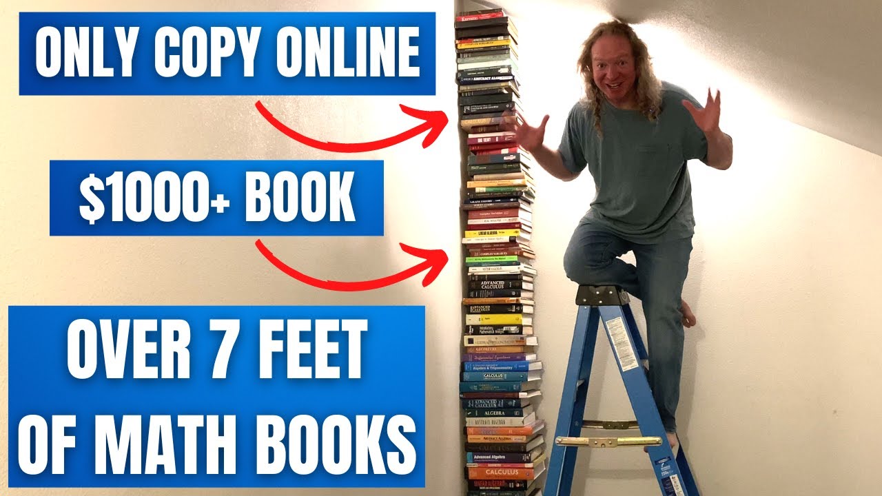 Math Books From Floor To Ceiling - YouTube