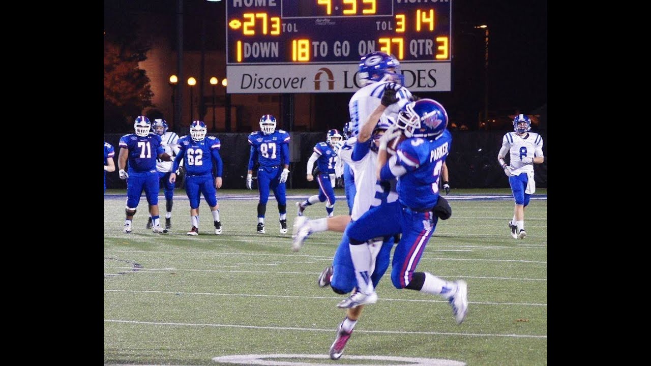 Springfield Blue Devils Football vs. Anthony Wayne 2013 - YouTube