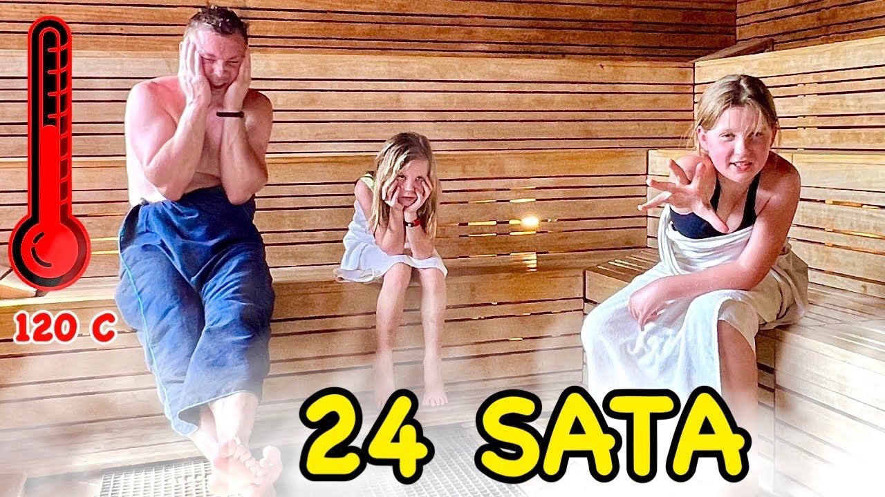 24 SATA U SAUNI! Tko Će Zadnji Izaći IZ SAUNE. - YouTube