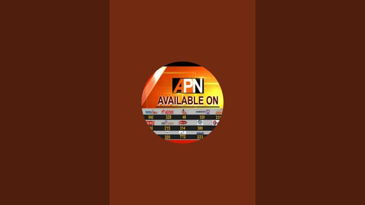 APN NEWS RAJASTHAN is live - YouTube