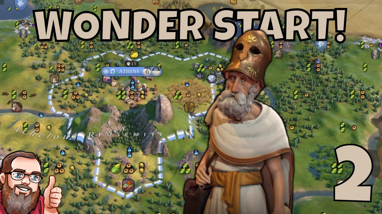 Civilization 6 - Wonder Start - Pericles on Yosemite! Civ 6 Greece ...
