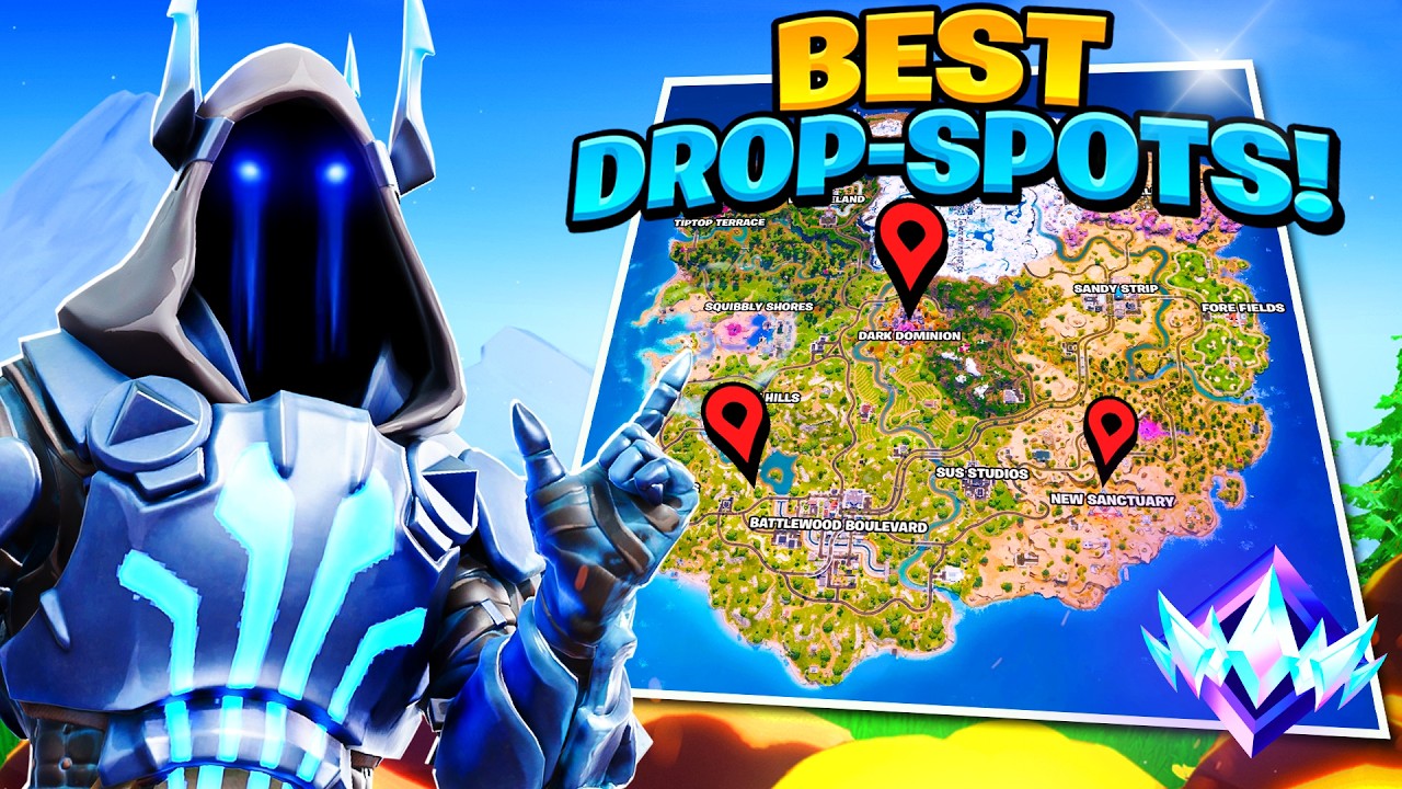 The BEST NEW Drop Spots For RANKED! (Chapter 7, Season 2) - YouTube