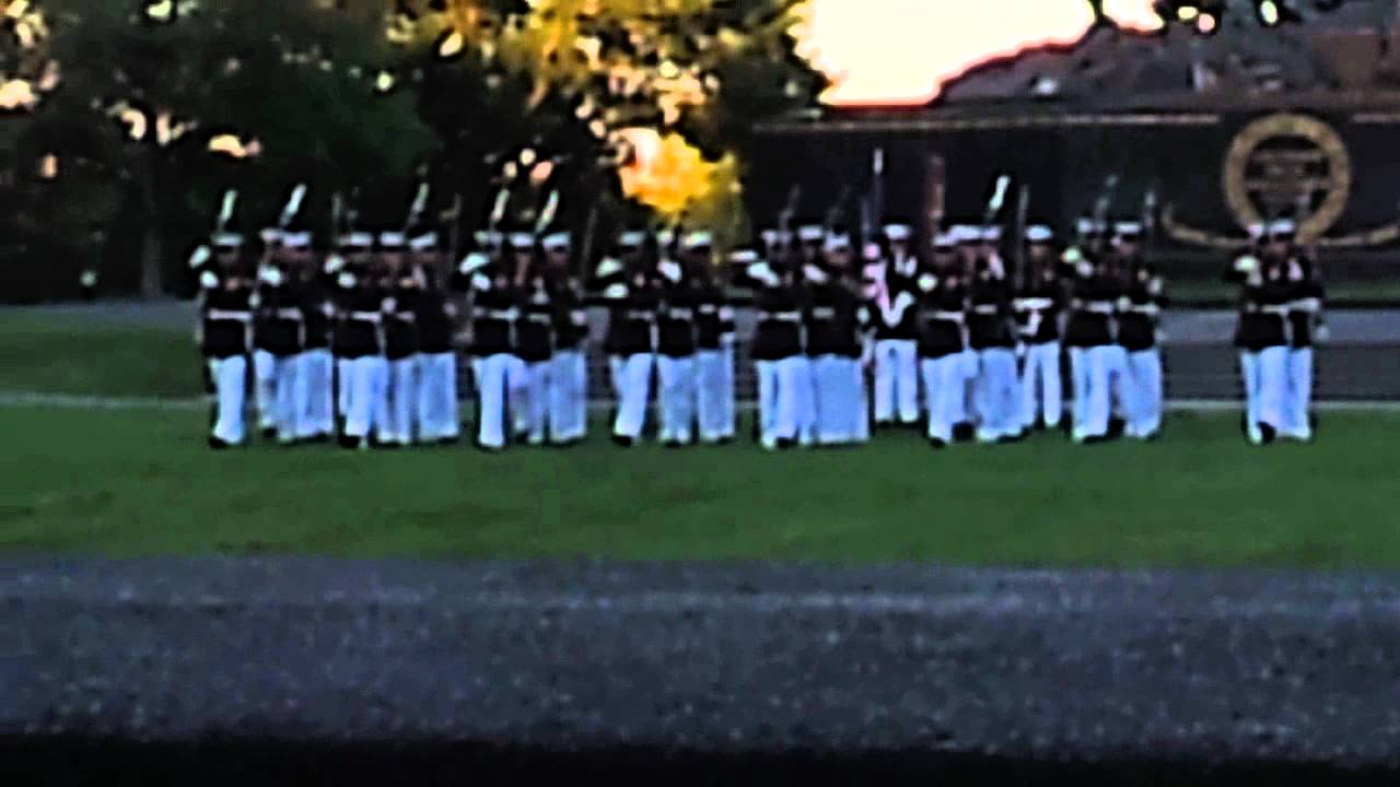 U.S Marine Corps Sunset Parade, Arlington, VA: August 23, 2011 - YouTube