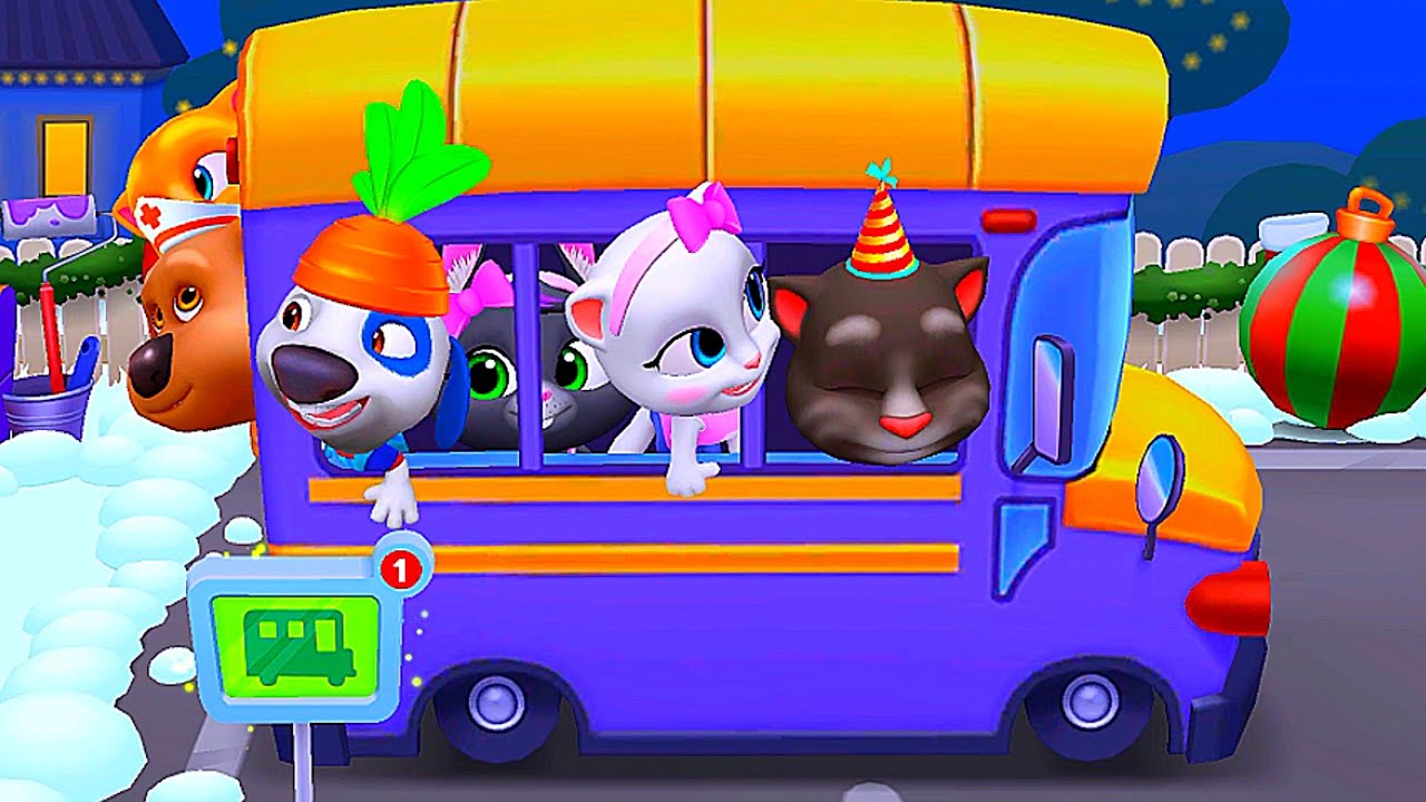 permainan kucing lucu my talking tom friends android gameplay#06 ...