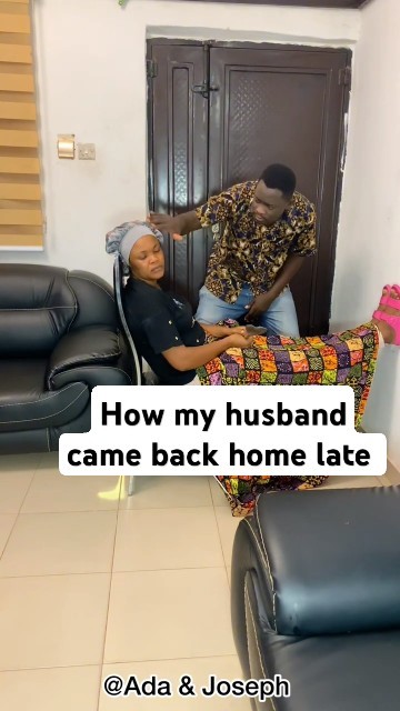 How my husband came back home late 😂 - YouTube
