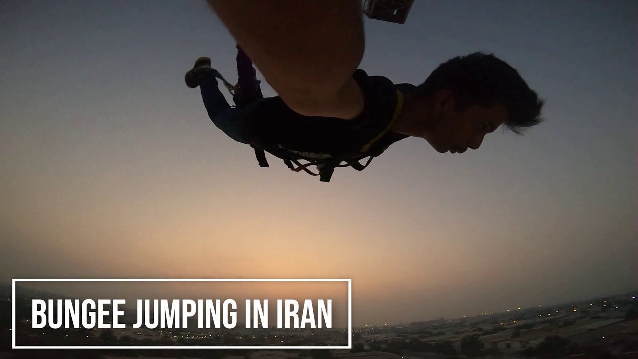 Pakistani breaks Bungee Jumping Record? | Kish Island🇮🇷 بانجی جامپینگ ...