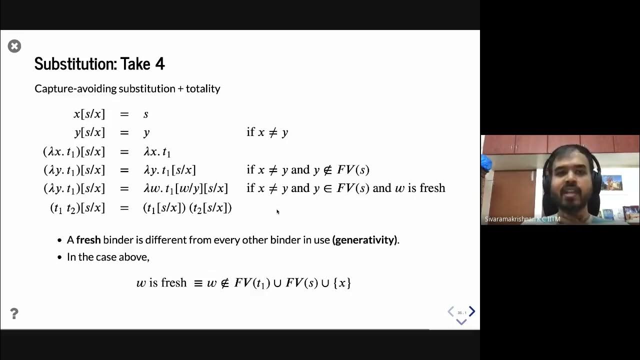 CS3100: POP | Lec 13: Lambda Calculus Syntax and Semantics - YouTube