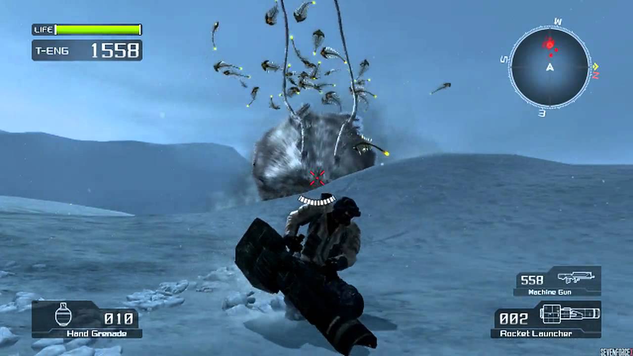Take Out The Giant Worm - Lost Planet 720p - YouTube