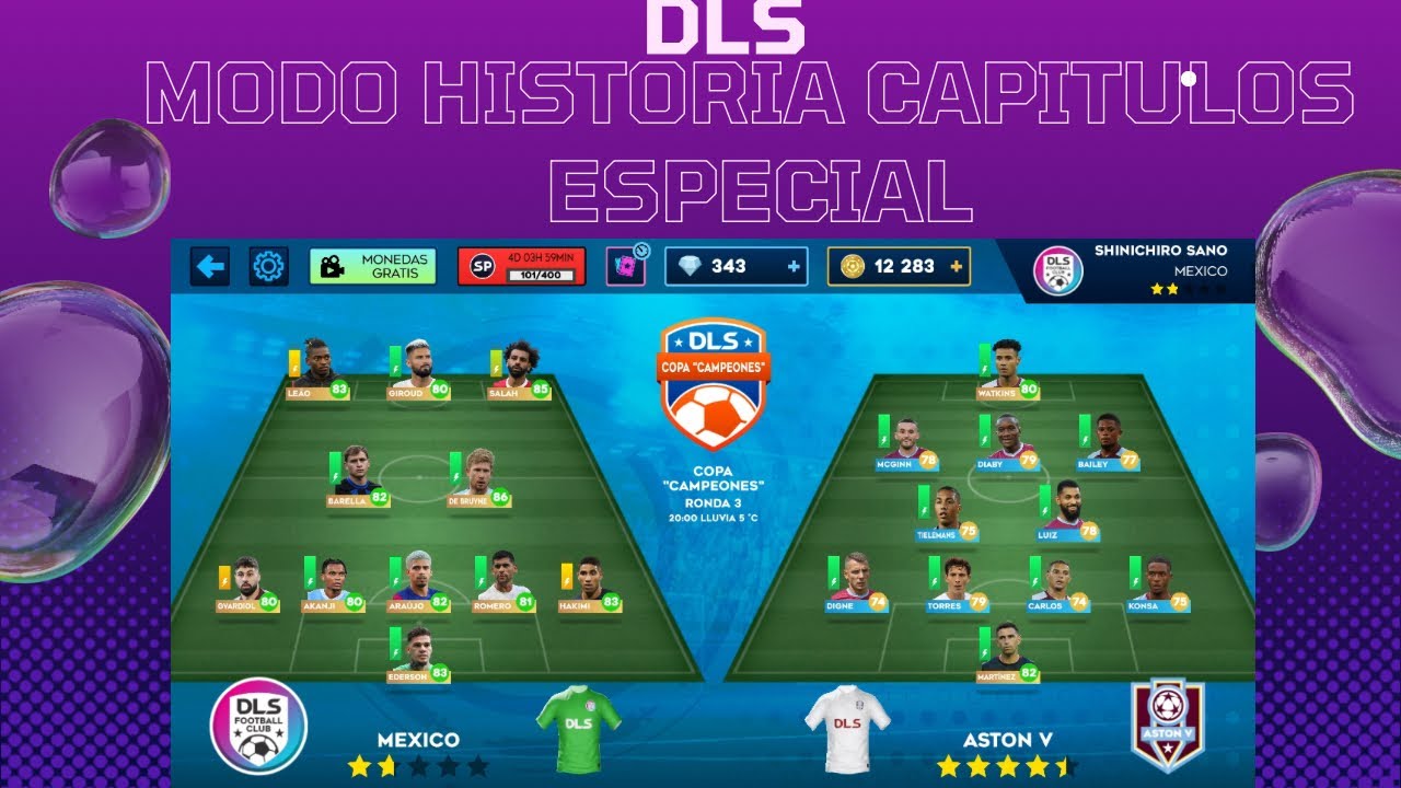 Dls modo historia capítulos especiales - YouTube