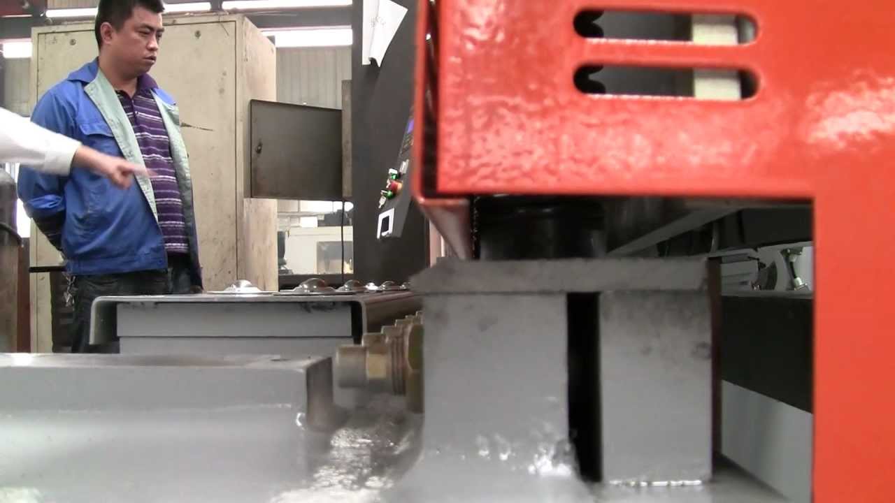 ZYMT-Hydraulic cnc shearing machine 6*3200mm - YouTube