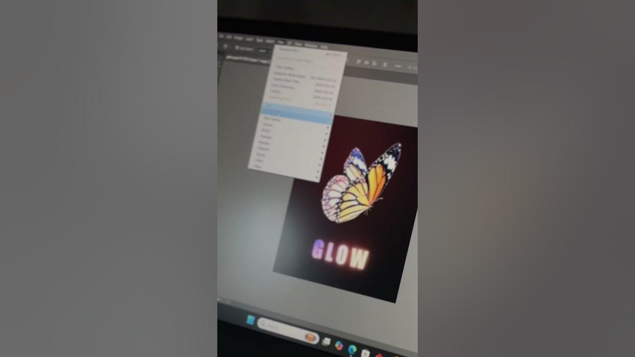 How to create Glow Effect In Photoshop | Shorts | Yt Shorts #shorts # ...
