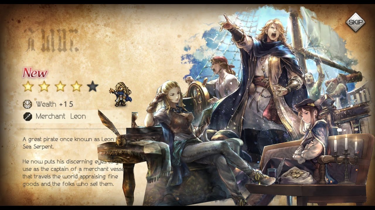 Octopath COTC Pulling for Leon (9 Multis) - YouTube