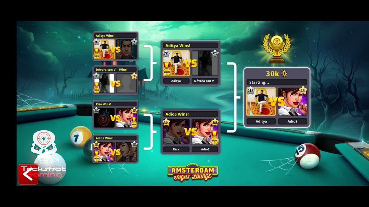 8 BALL POOL TOURNAMENT DOMINATION | AMSTERDAM LOUNGE | 8 BALL POOL ...