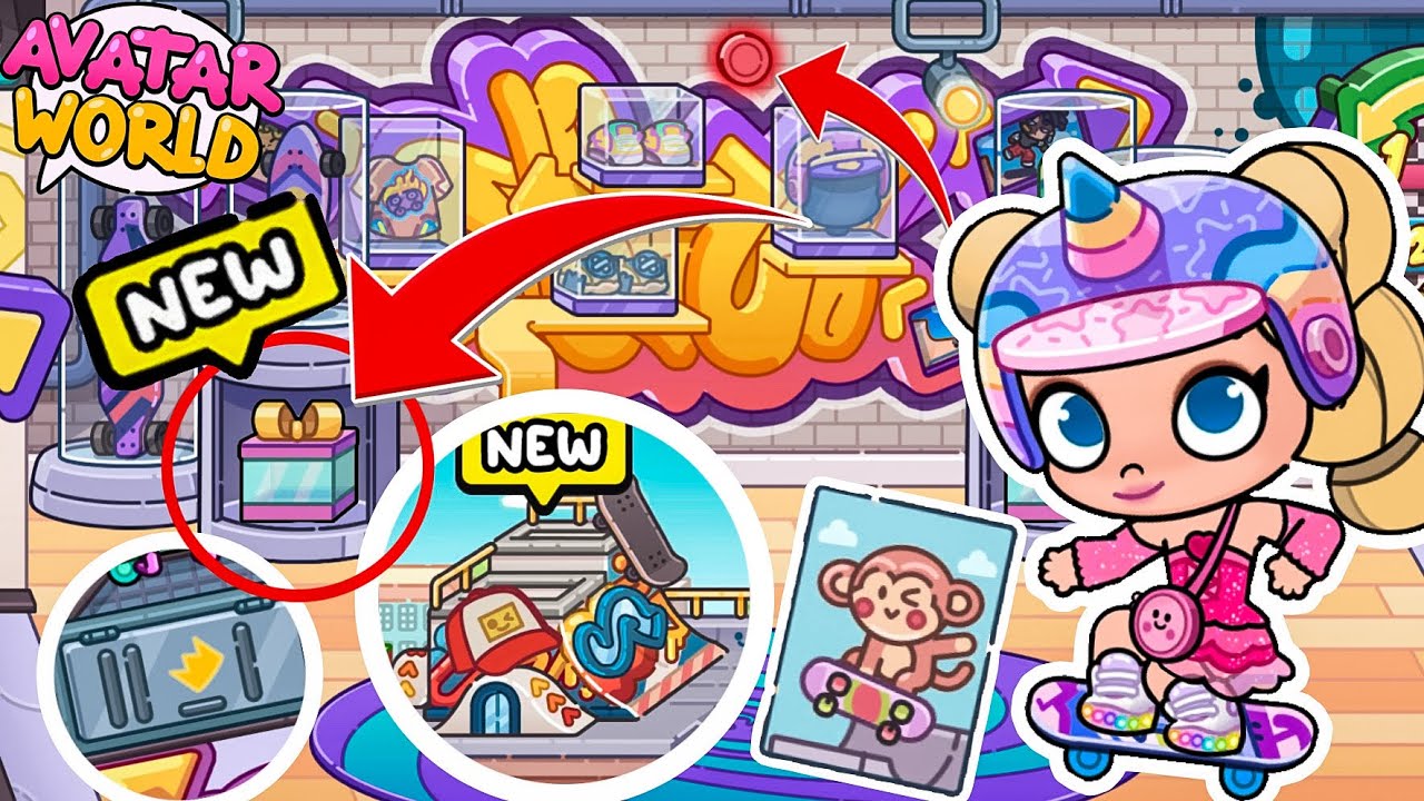 UNLOCK NEW SKATE CENTER in Avatar World * New Update | ONLY 0.05% KNOW ...