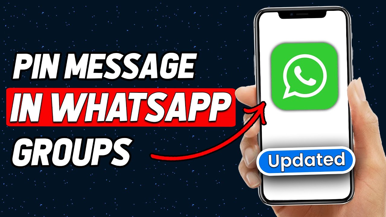 How To Pin A Message in WhatsApp Group 2024 (Updated ) - YouTube