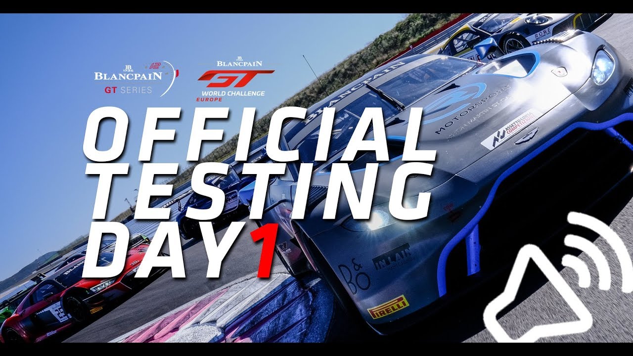OFFICIAL TESTING - DAY 1 - YouTube