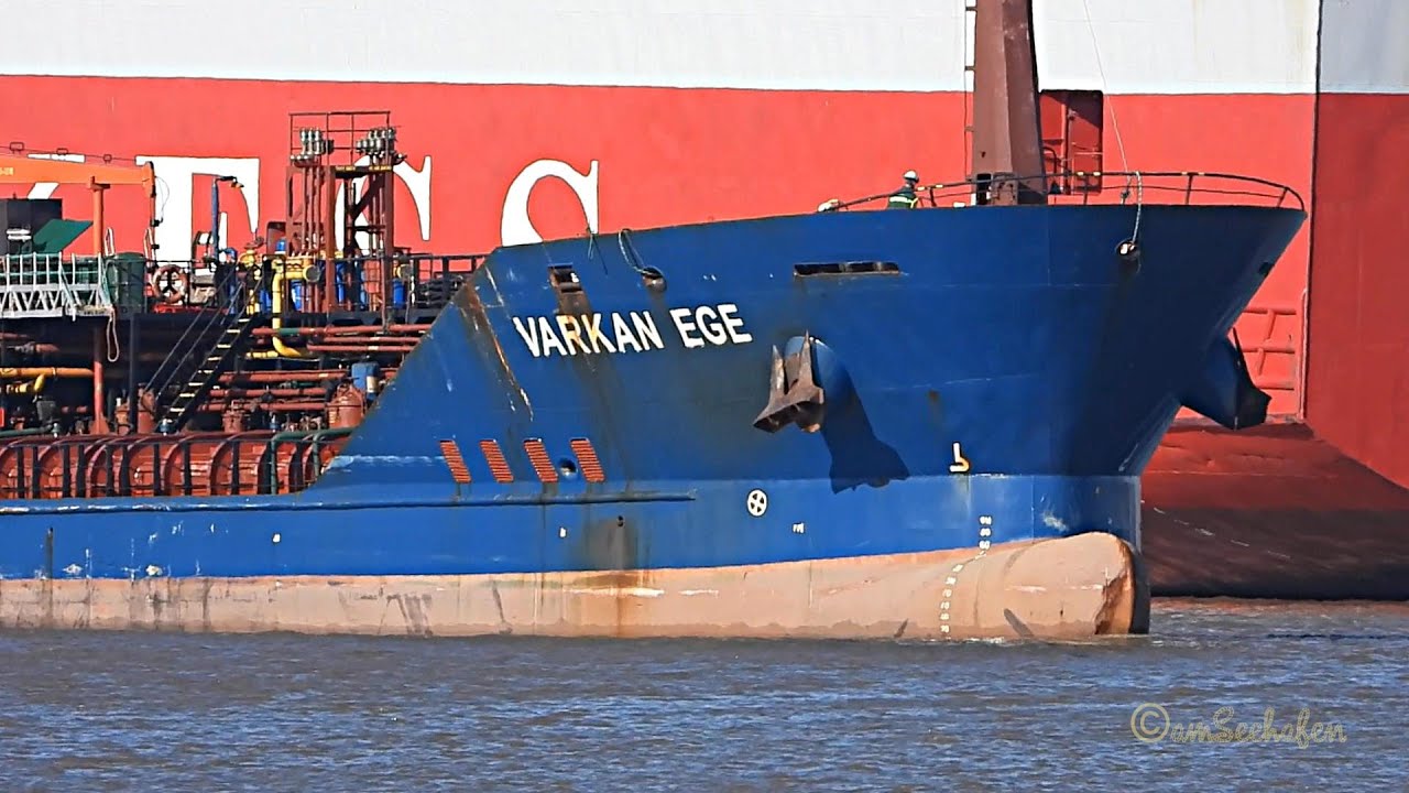 Chemietanker VARKAN EGE TCSZ3 IMO 9433092 Emder Binnenhafen chem tanker Emden Inner Port - YouTube
