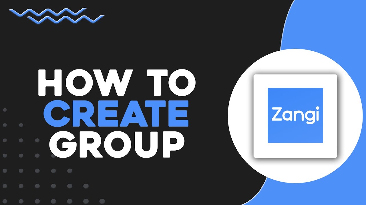 How To Create Group in Zangi App (Quick & Easy) - YouTube