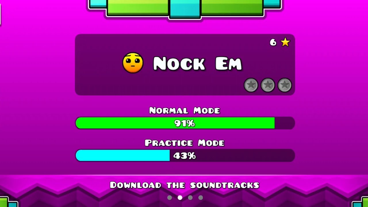 Geometry Dash [Sub Zero] (Nock Em) 3 secret coins - YouTube