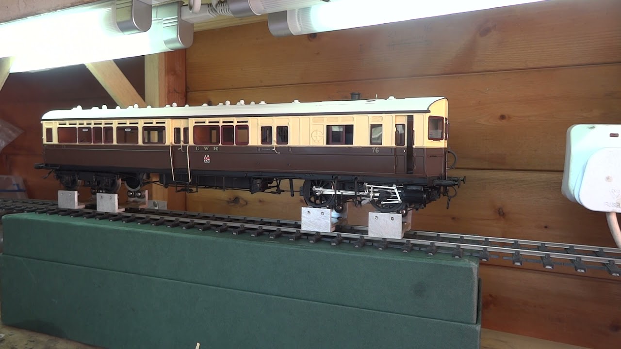 Scorpio models GWR Railmotor kit 7mm - YouTube