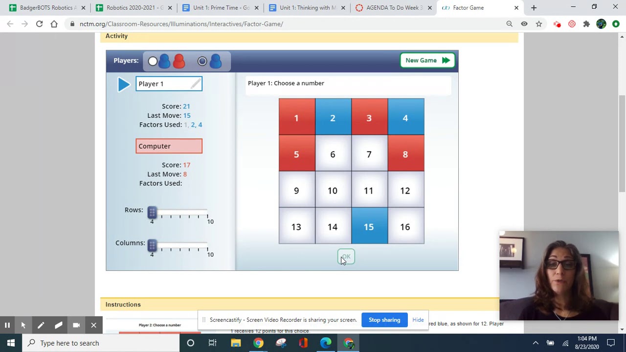 The Factor Game - YouTube