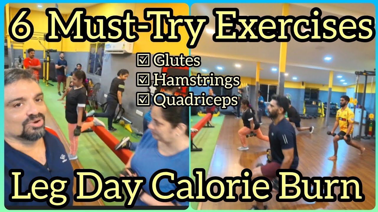 6 Must-Try Leg Exercises for Stronger Legs & High Calorie Burn - YouTube