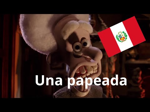 Una papeada - Wallace and gromit si fuera peruano