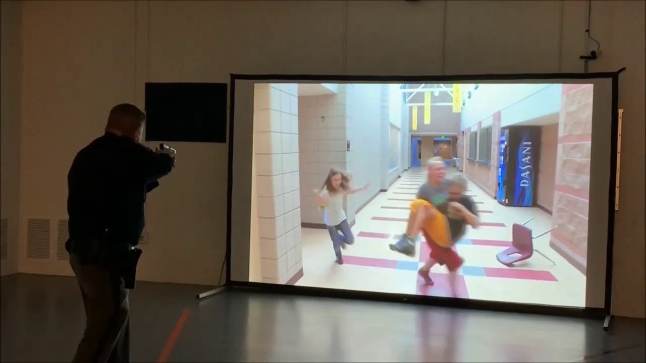 Active School Shooter Simulation - YouTube