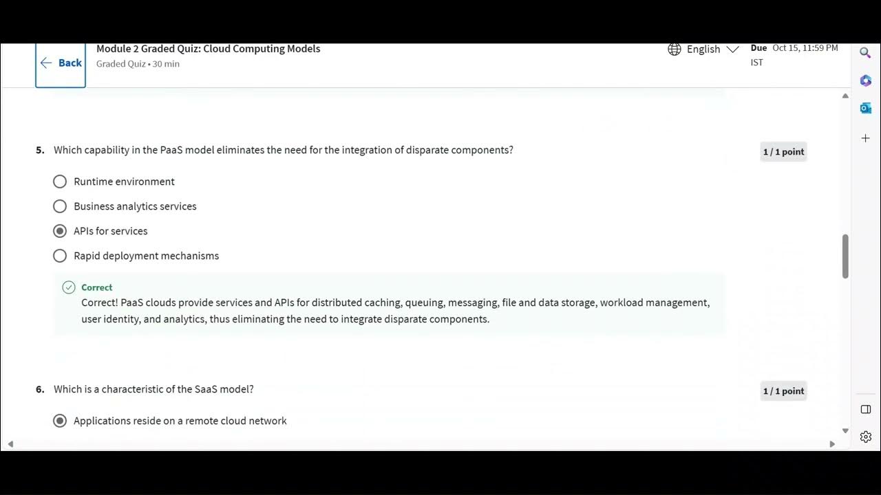 Week 2 Module 2 Graded Quiz Cloud Computing Models Solutions - YouTube