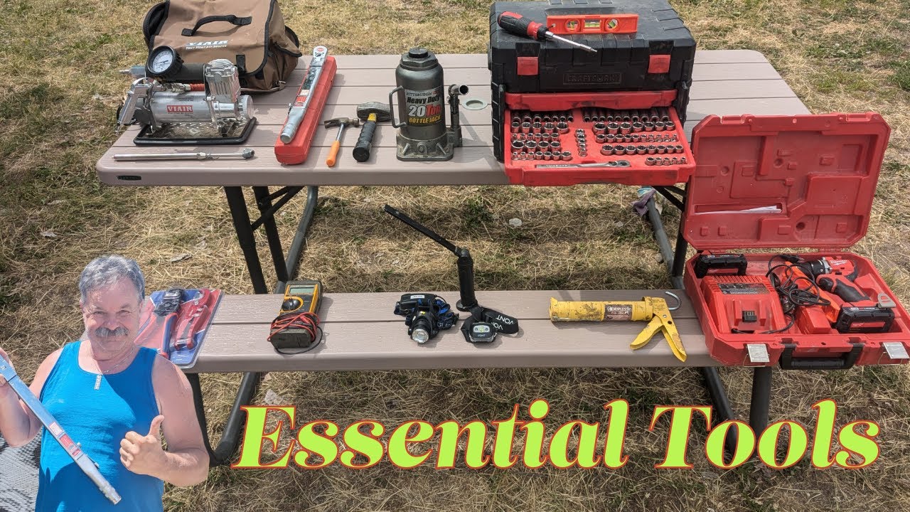 10 ESSENTIAL RV TOOLS for RV LIFE - YouTube