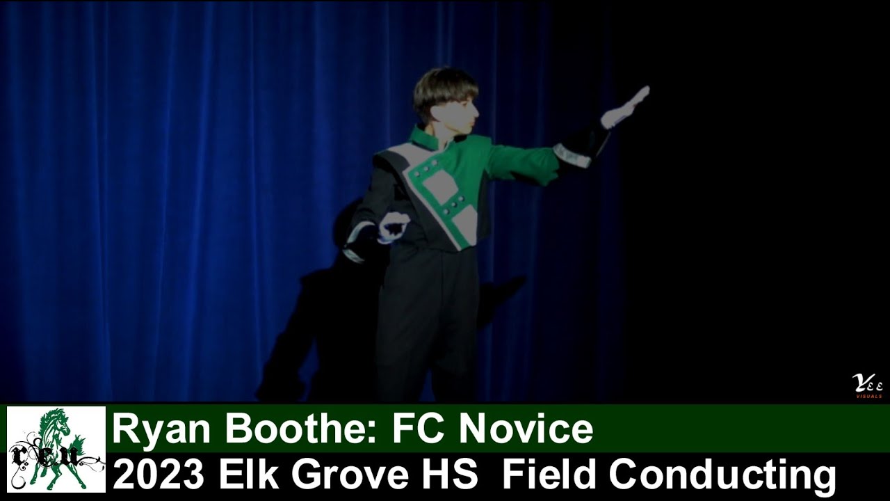 Ryan Boothe, Rodriguez HS, Field Conducting Novice at 2023 Elk Grove ...