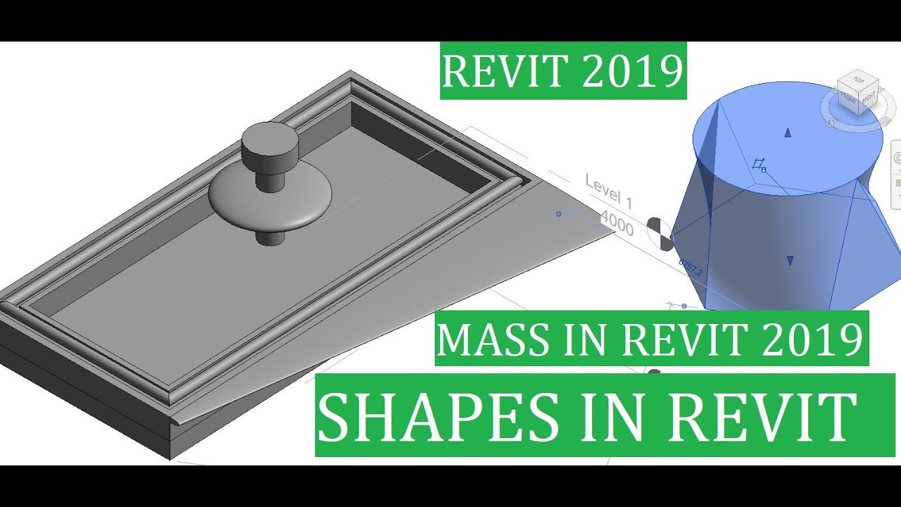 Beginner's Revit Modelling Mass in Revit ~ Compovents in Revit ...
