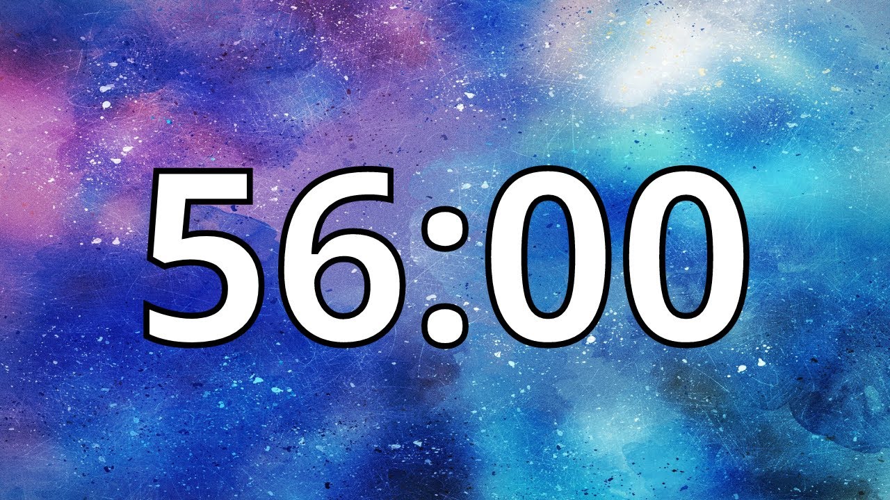 56 Minute Timer with Music | Abstract Timer - YouTube