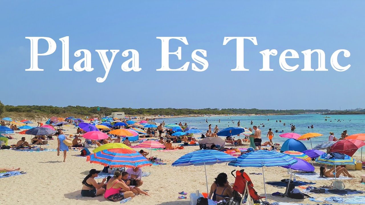 ES TRENC MALLORCA | Spain | Beach Walk | Playa Es Trenc | August 2021 ...